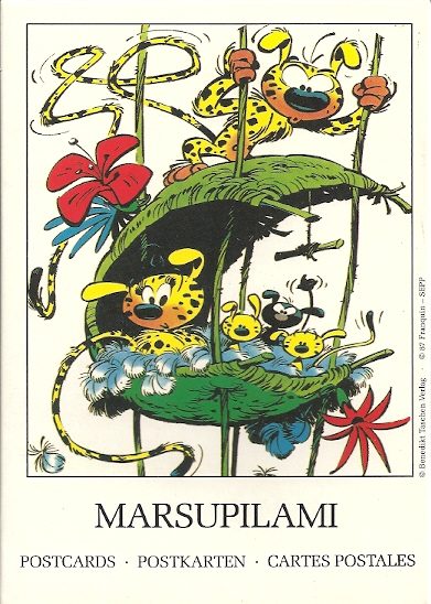 André Franquin - Marsupilami portfolio cartes postales (1987 ...