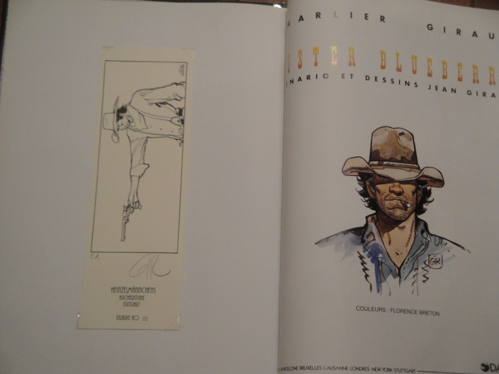 Jean Giraud - Blueberry T.24 - Mister Blueberry + ex-libris N° / signé - Amazonie BD Librairie ...