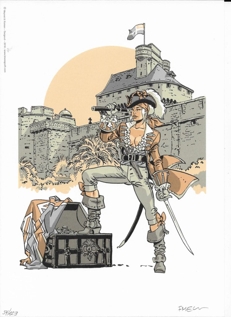 Félix Meynet - Ex libris sérigraphié Saint Malo n°74 - Amazonie BD ...