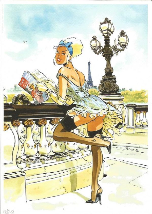 Félix Meynet - Ex libris Double M - Mirabelle Tour Eiffel 109 - Amazonie BD Librairie BD à Paris