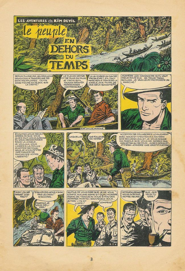 Forton & Charlier - Kim Devil N° 2 Le peuple en dehors du temps (1955 ...