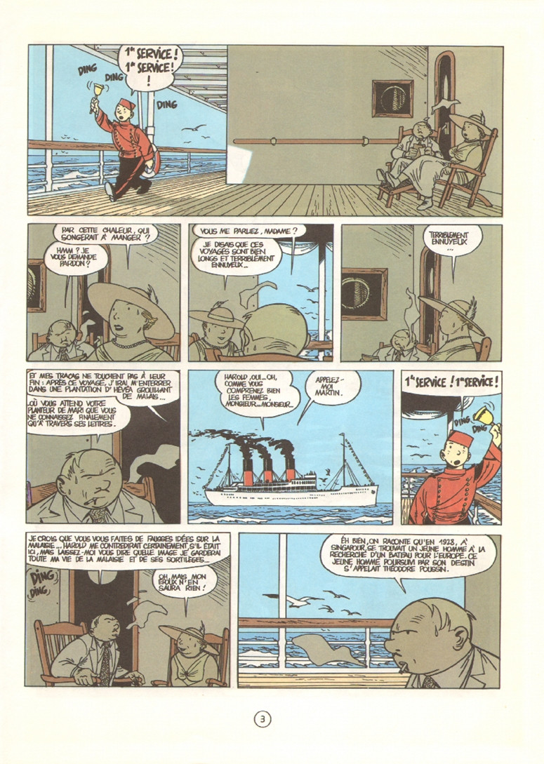 Frank Le Gall - Theodore Poussin N° 2 "Le mangeur d'archipel" (1987 ...