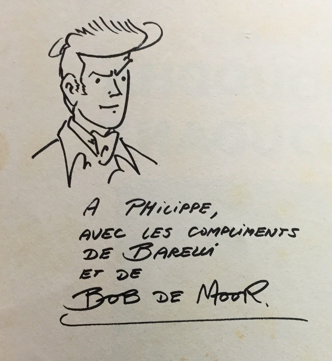 Bob de Moor - Barelli N° 3 "Barelli et le Boudha boudant" dédicacé ...