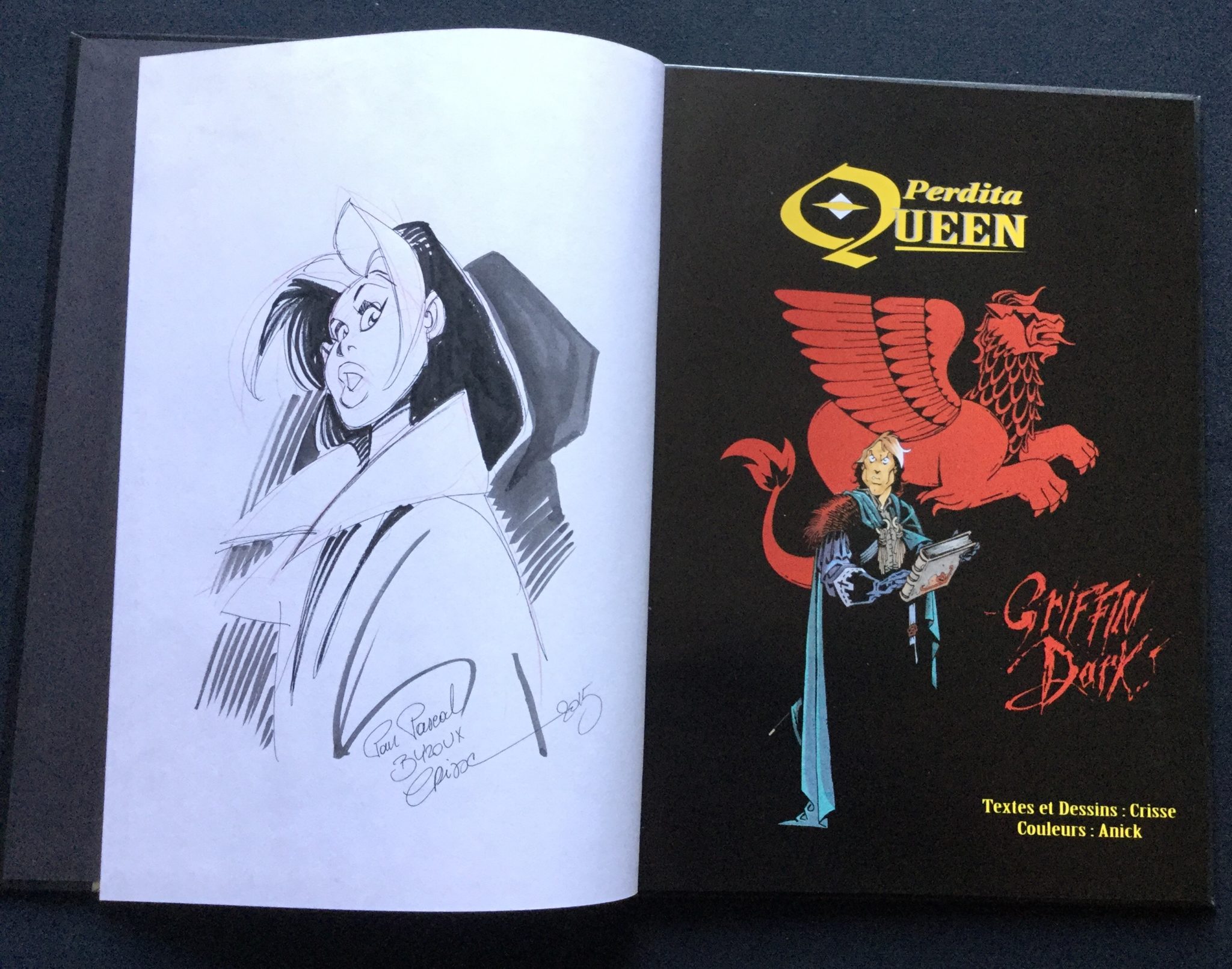 Crisse - Perdita Queen "Griffin dark" dédicacé (1995) - Amazonie BD ...