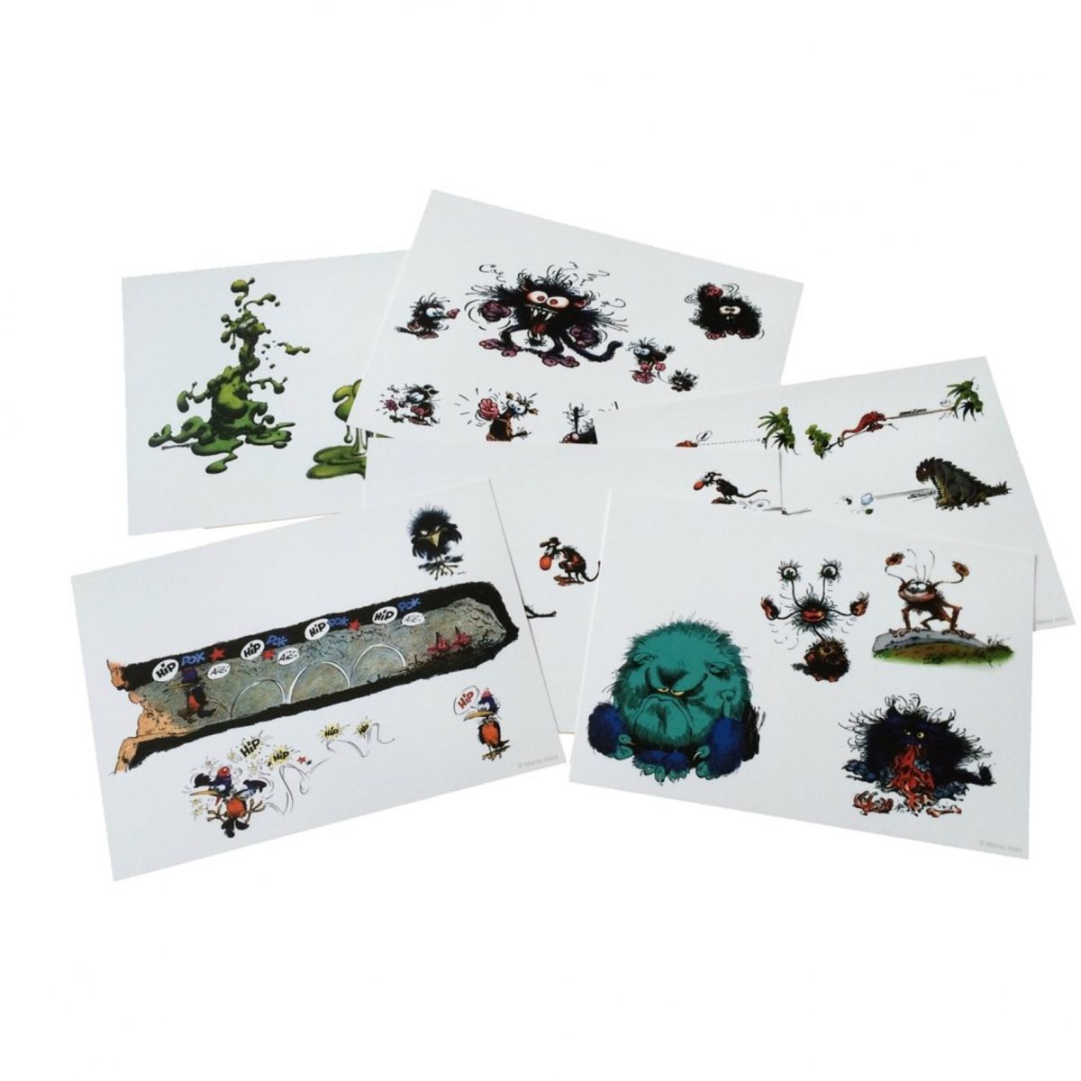 Franquin - Portfolio Les monstres de Franquin (2002) - Amazonie BD ...