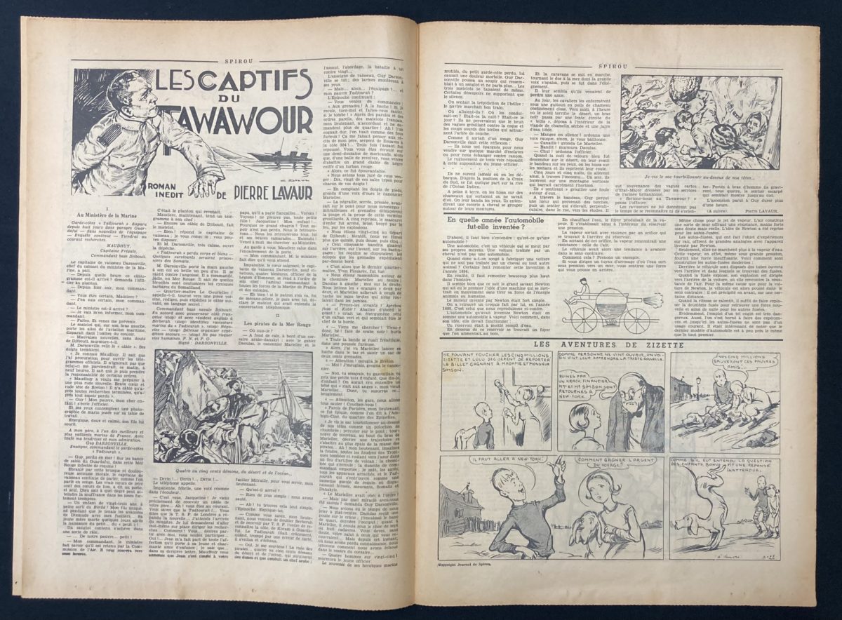 Le Journal de Spirou - 1er année N° 22 du 15 septembre 1938 - Amazonie BD Librairie BD à Paris