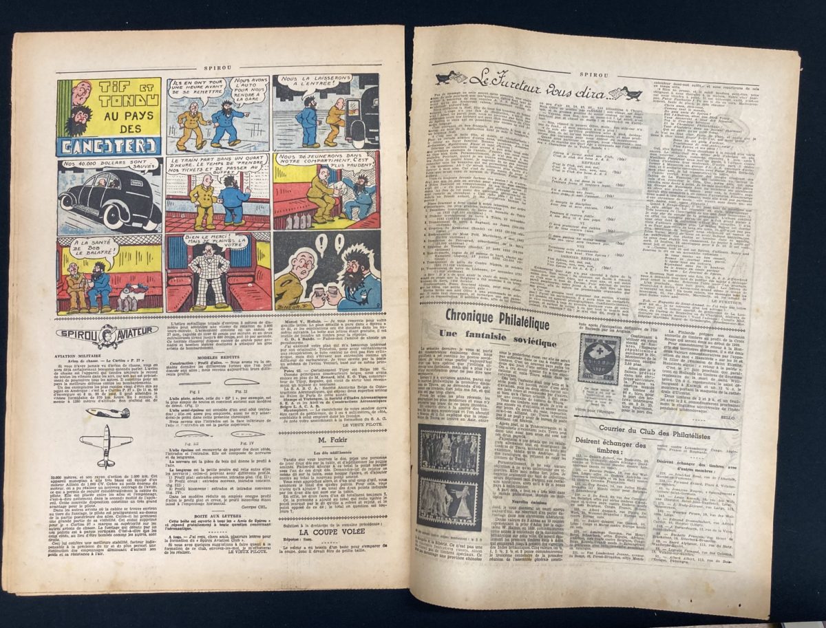 Le Journal de Spirou - 1er année N° 36 du 22 décembre 1938 - Amazonie BD Librairie BD à Paris