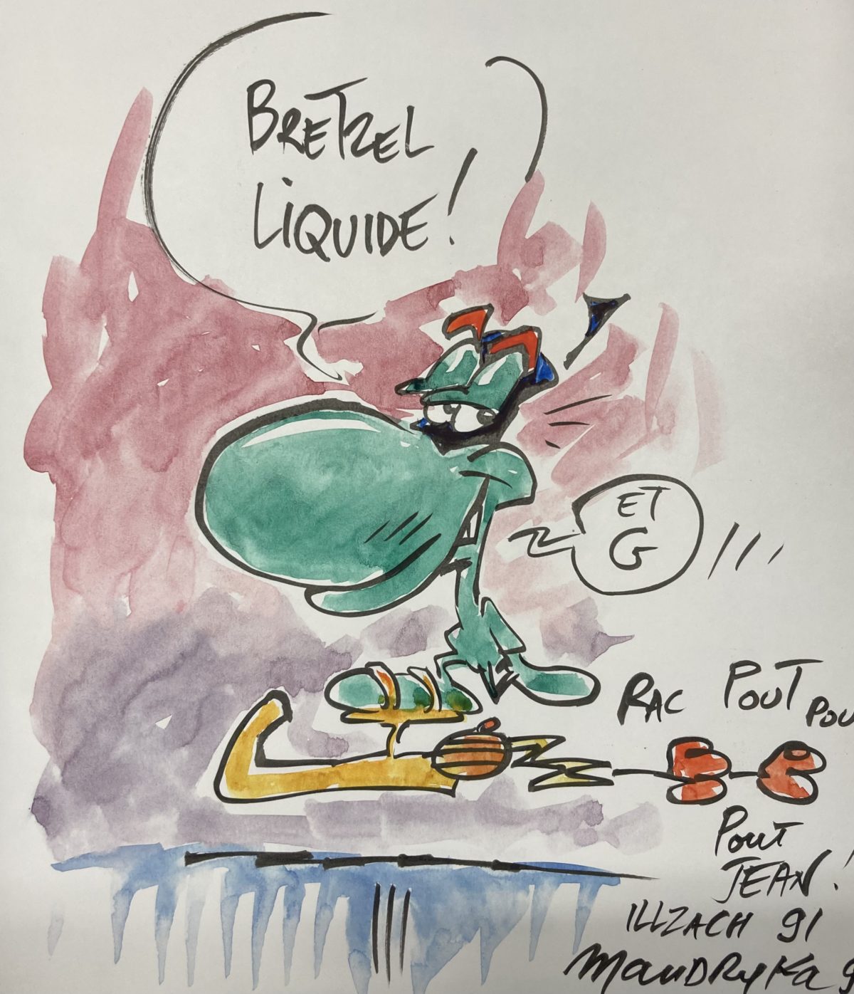 Mandryka - Le concombre masqué N° 1 "La dimension Poznave" - dédicace ...