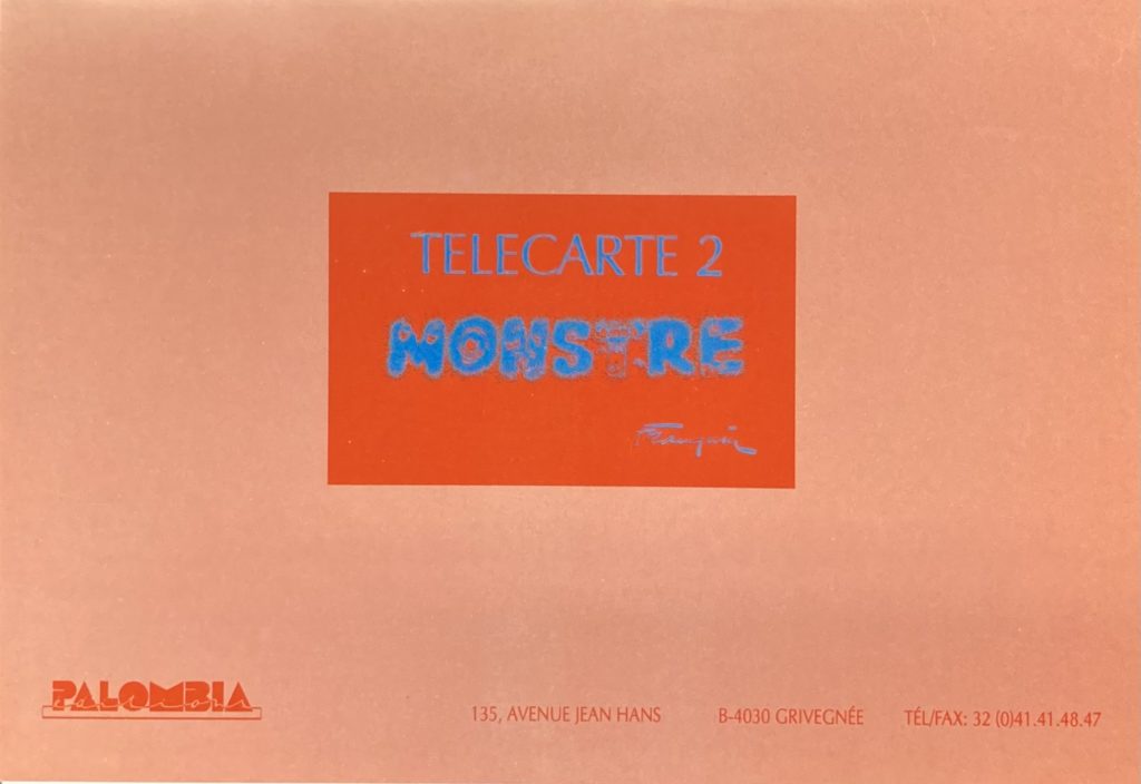 Franquin - Télécarte Monstre (1992) - Amazonie BD Librairie BD à Paris