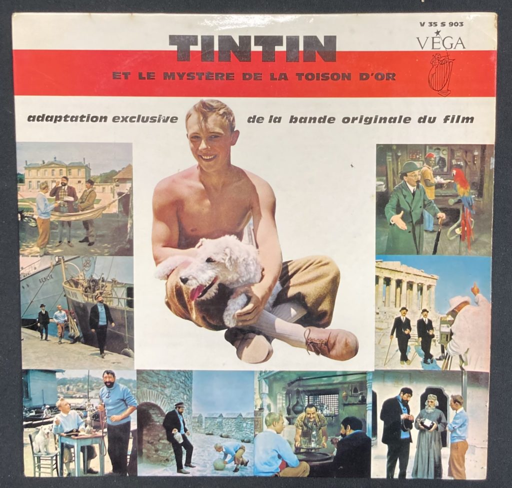 Hergé - Disque Tintin et le mystère de la toison d'or (1962) - Amazonie BD Librairie BD à Paris