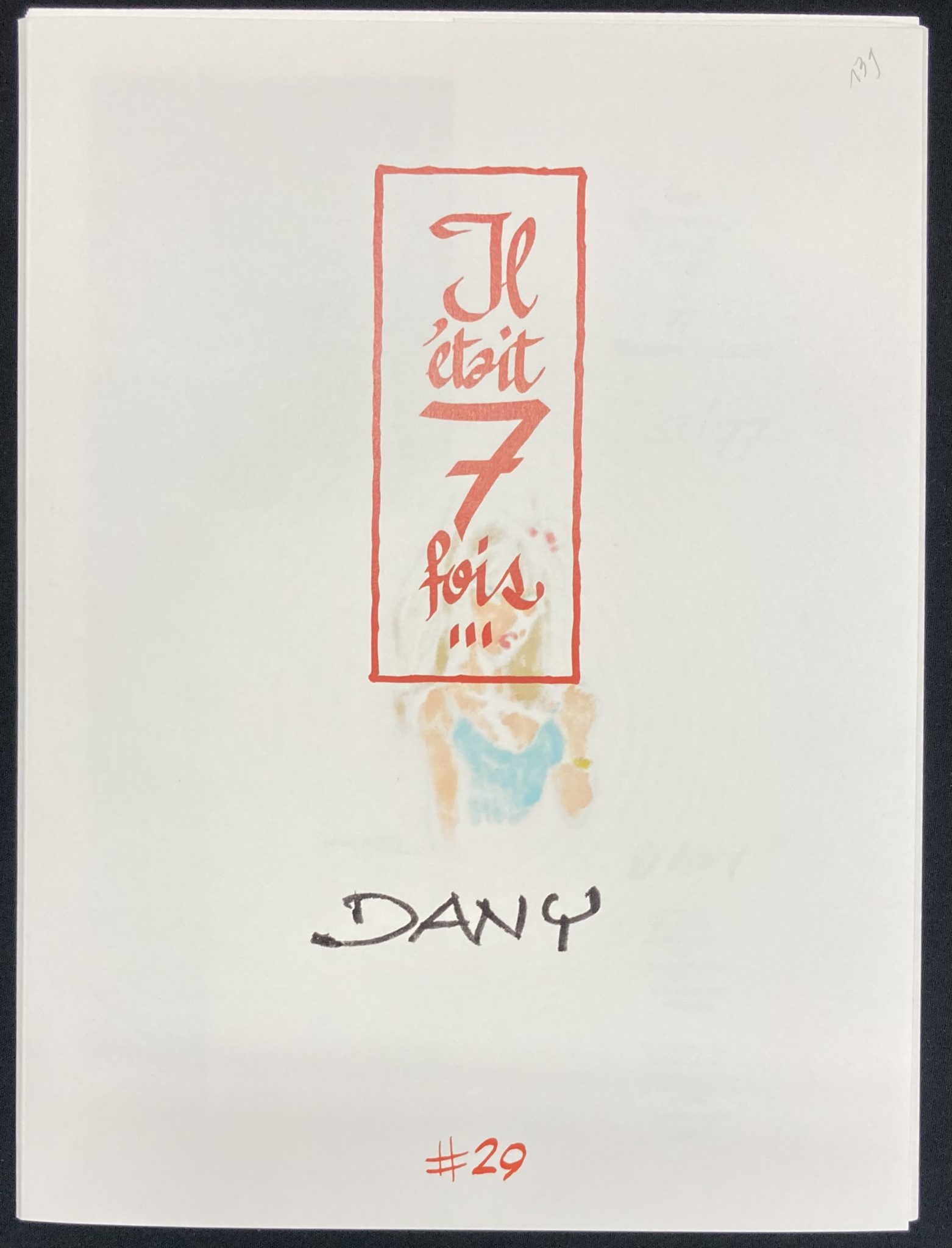 Dany - Portfolio "Il était 7 fois ..." Dédicace couleurs (2023 ...