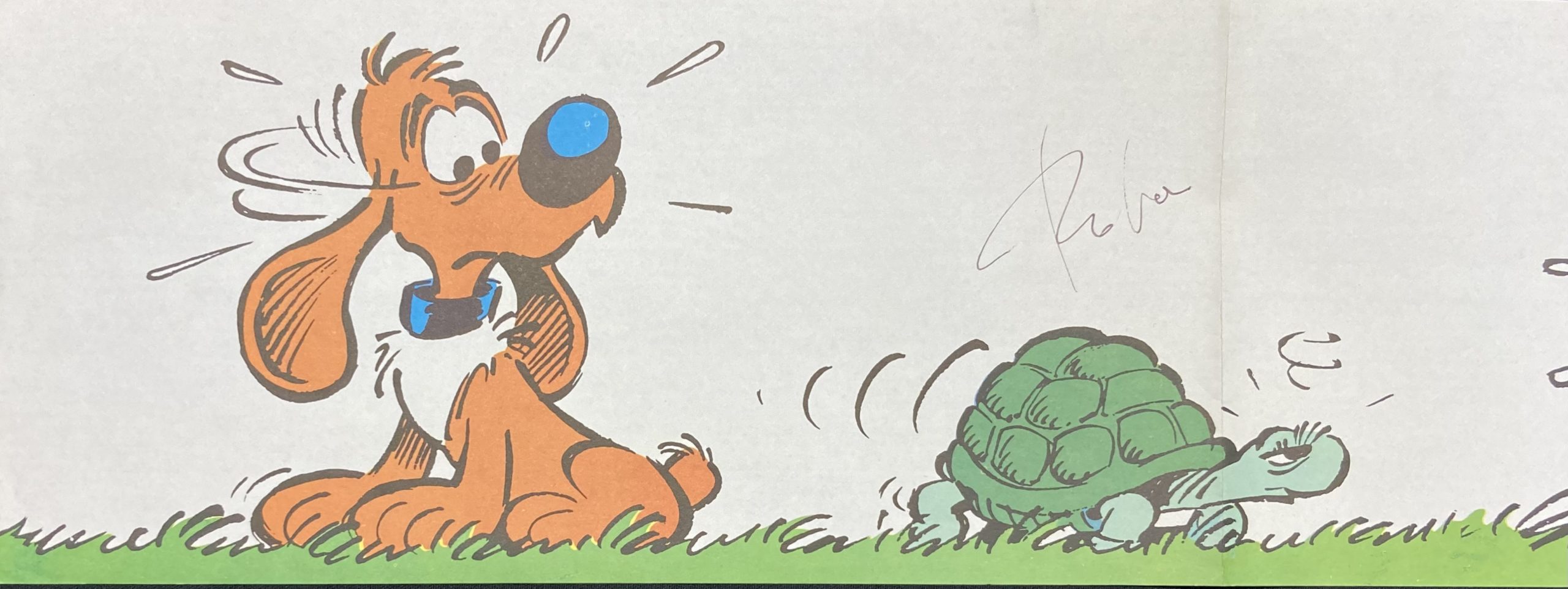 Roba - Frise Boule et Bill signée (1991) - Amazonie BD Librairie BD à Paris