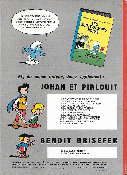 Peyo & Will - Benoit Brisefer N° 2 "Madame Adolphine" (1966) - Amazonie ...
